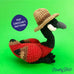 Lucy the Canadian Mountie Goose - PDF crochet pattern – Knotty Bear Studio