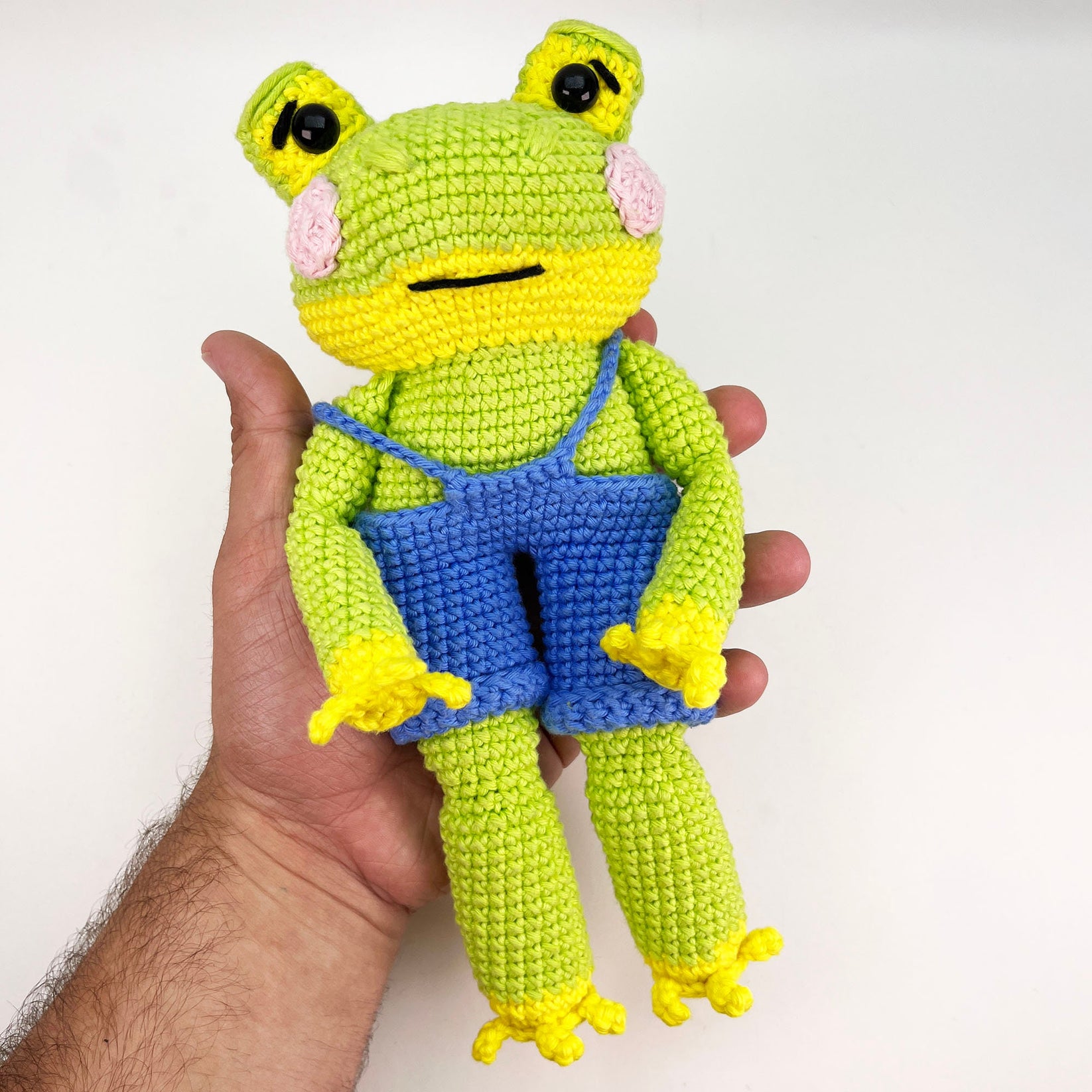 Dougie the bullfrog - PDF crochet pattern – Knotty Bear Studio